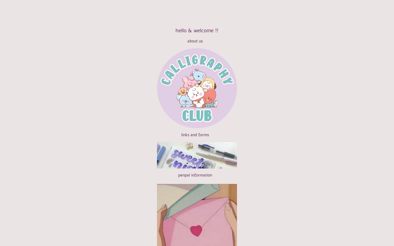 jbhs calligraphy club